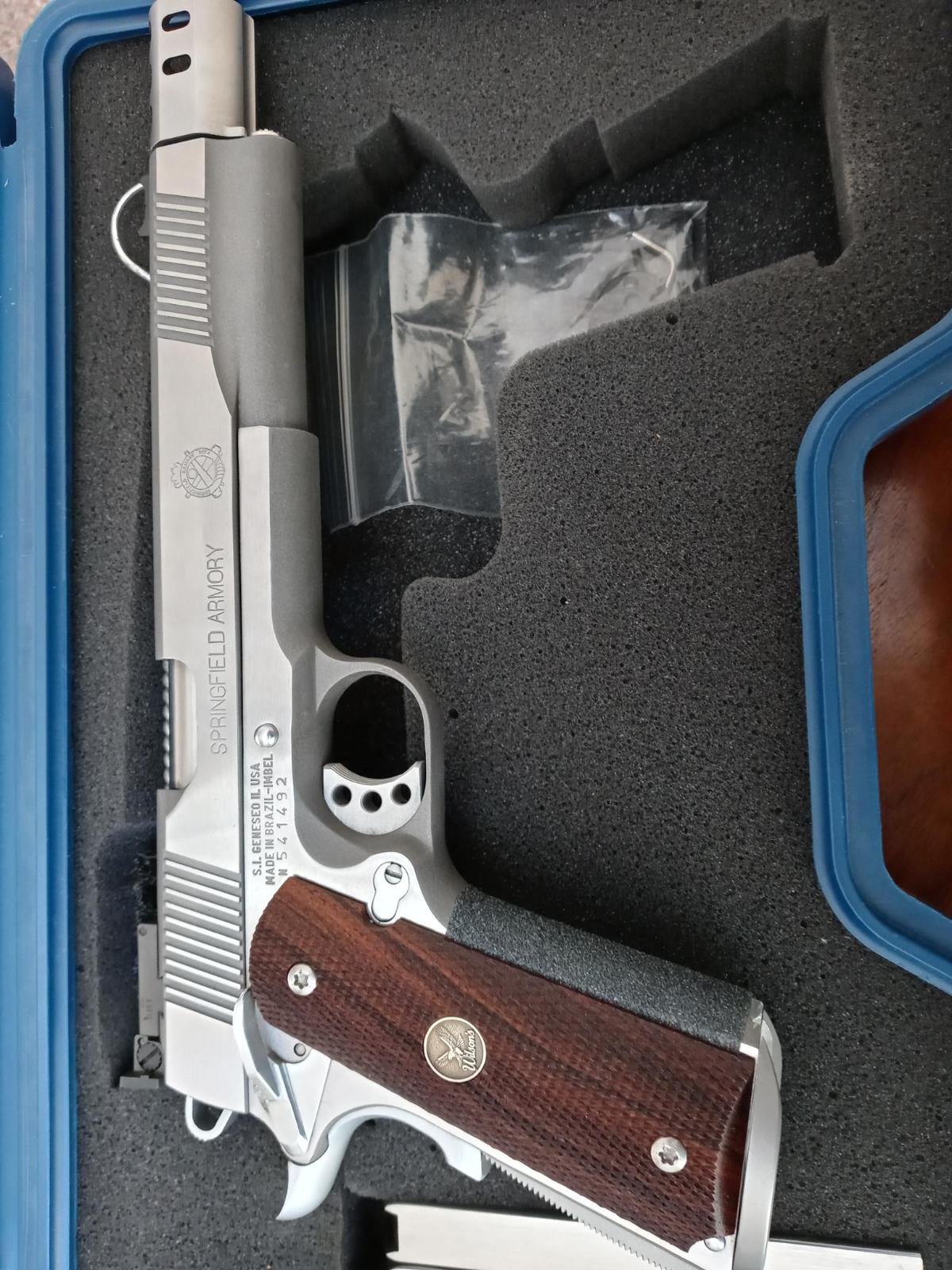 Springfield CALIFORNIA 1911 Long Slide .45 ACP Stainless, customized by ...