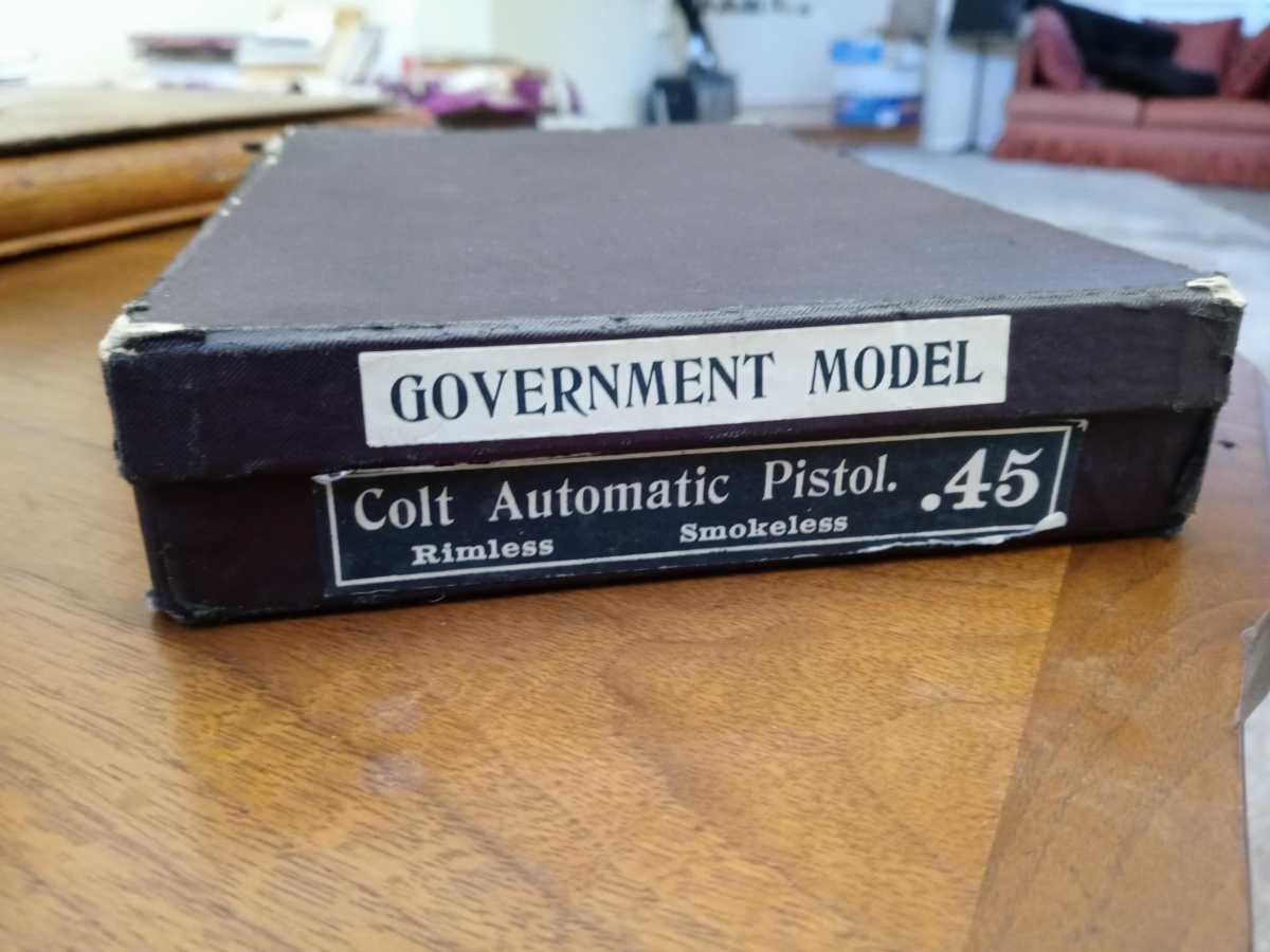 Colt California 1911 Government Model 1947 Civilian Unfired Condition ...