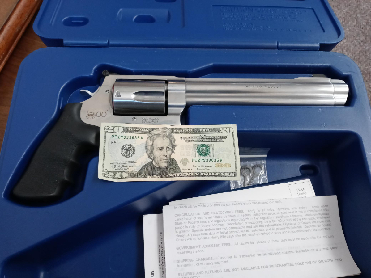 Smith & Wesson California 50-Cal S&W500 And 360 Rounds Of Factory Ammo ...