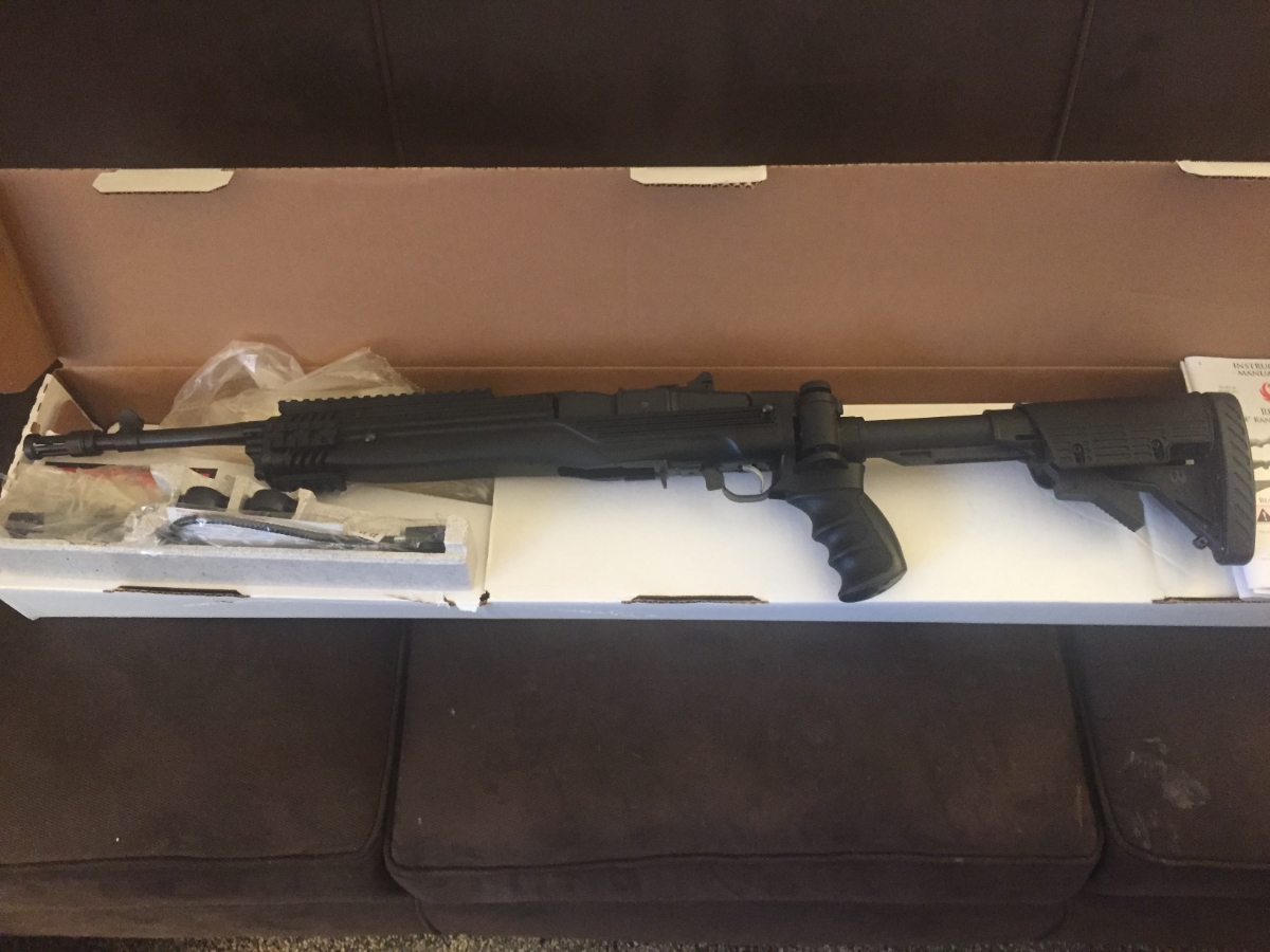 New Ruger Mini-14 Tactical .223/5.56mm, Folding Stock, Telescoping ...