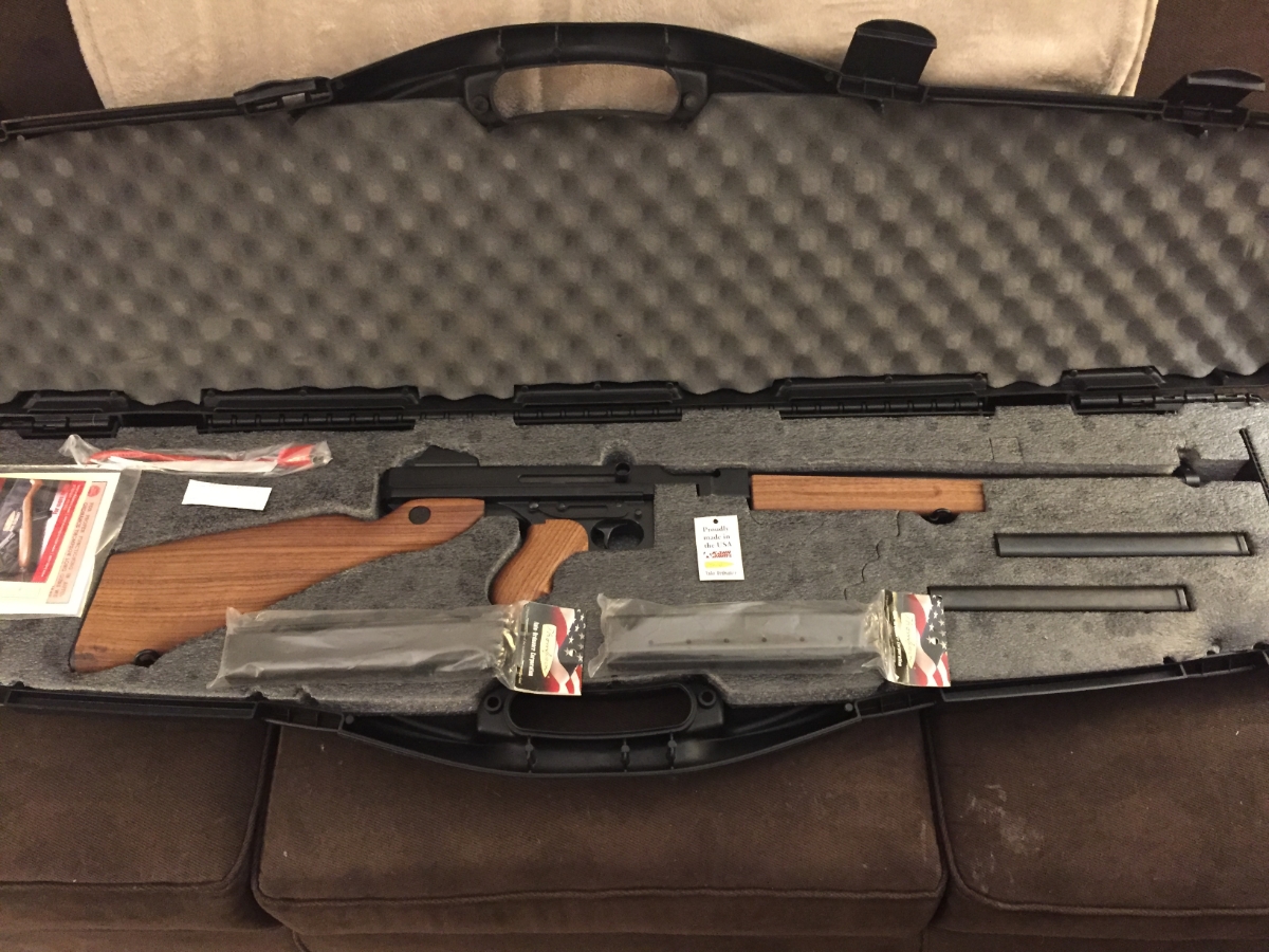 Auto-Ordnance Thompson M1 Semi-Auto .45 Acp Carbine, 16.5" Barrel, All ...