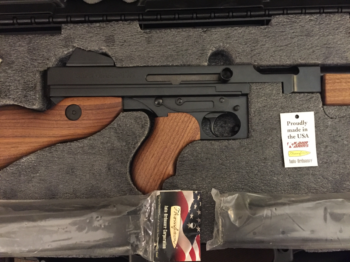 Auto-Ordnance Thompson M1 Semi-Auto .45 Acp Carbine, 16.5" Barrel, All ...
