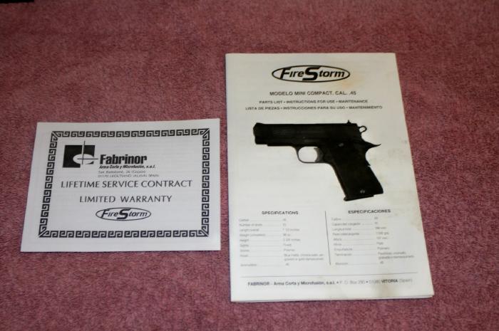 Firestorm/Llama Mini Compact Firestorm 45 Acp For Sale at GunAuction ...