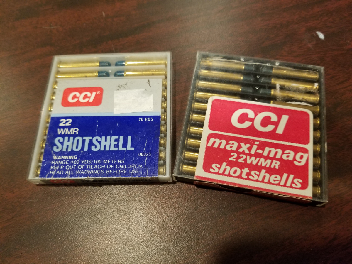 Cci .22 Mag Shotshells 2 Boxes (40 Rounds) .22 Wmr For Sale at ...