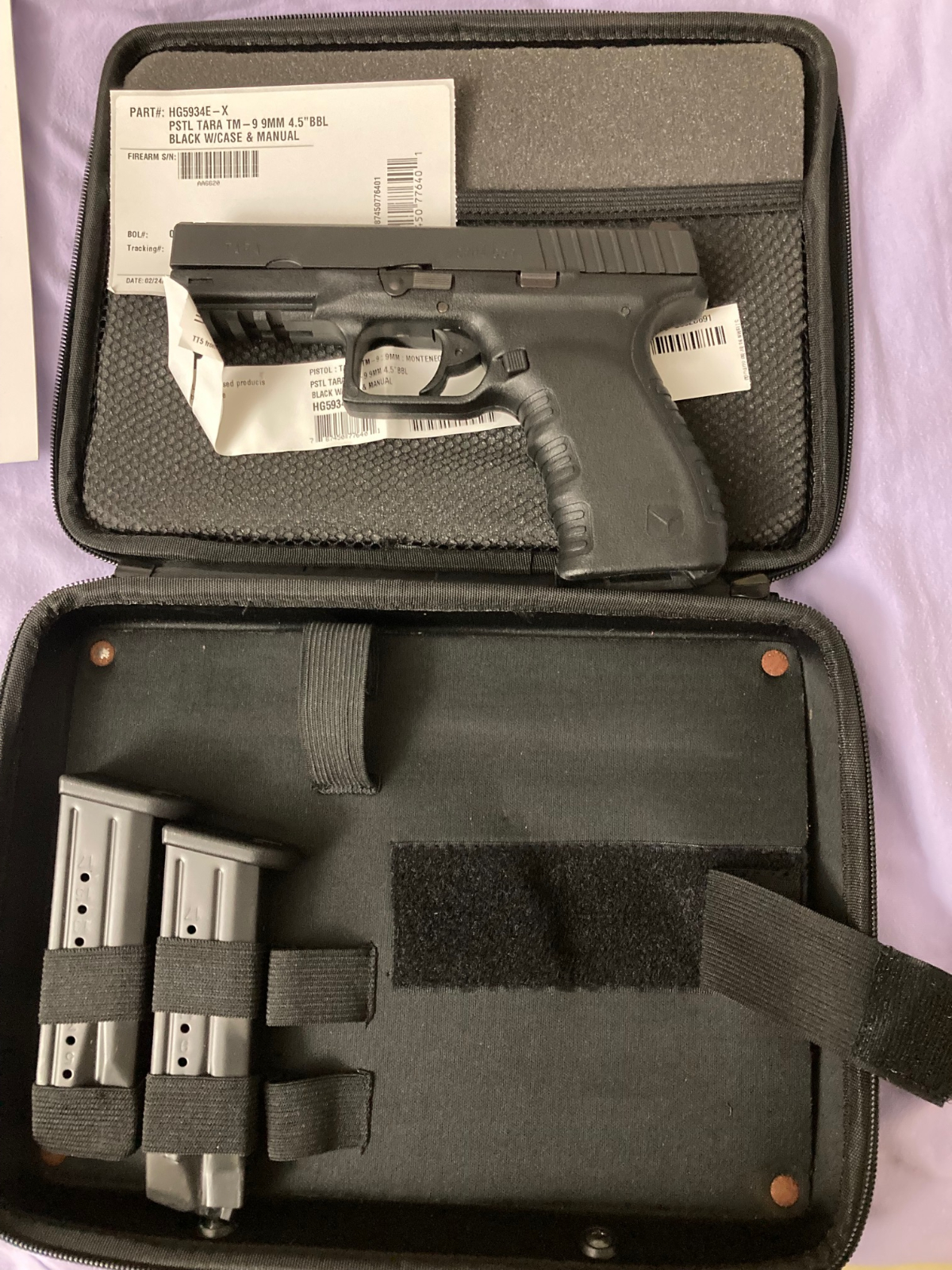 Tara The Tm-9 Has A Polymer Frame With A Coated, Stainless-Steel Slide ...