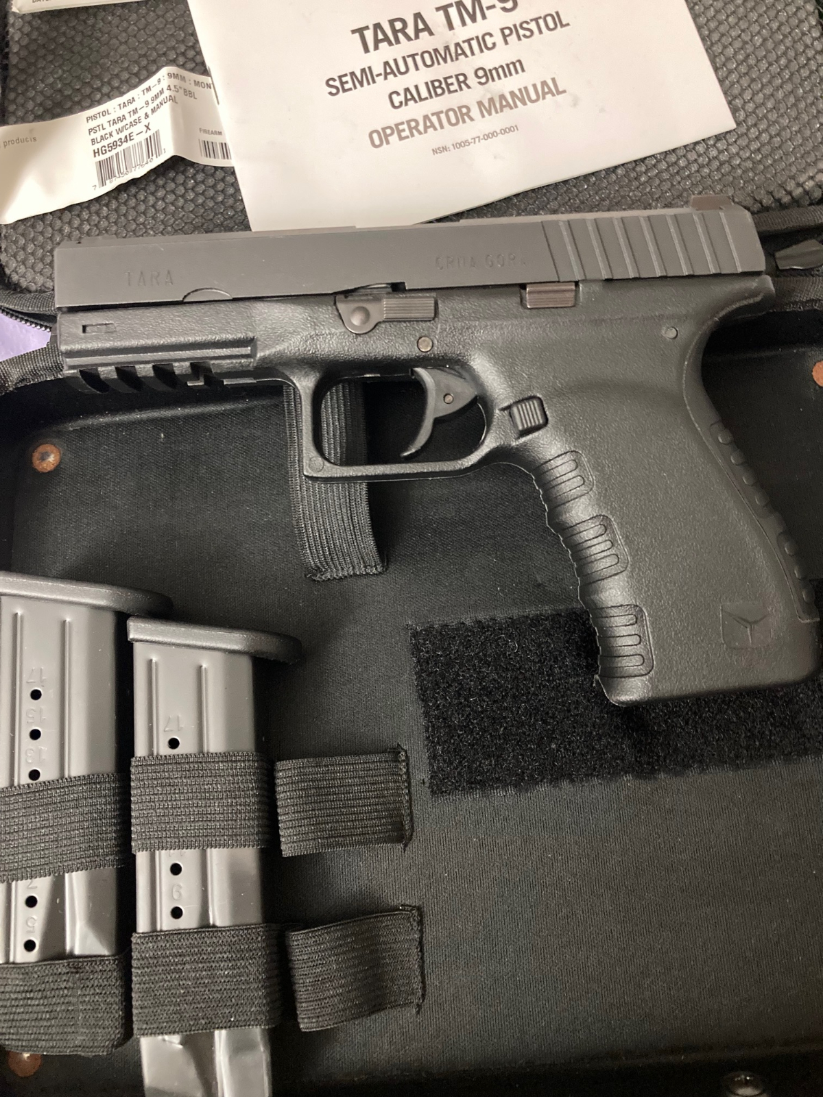 Tara The Tm-9 Has A Polymer Frame With A Coated, Stainless-Steel Slide ...