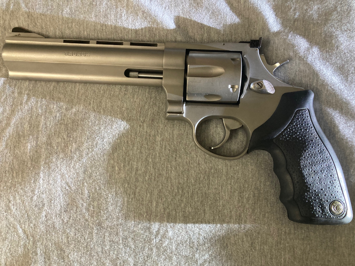 Taurus Model .44 Magnum Stainless 6.5 inches ported barrel. .44 Mag ...