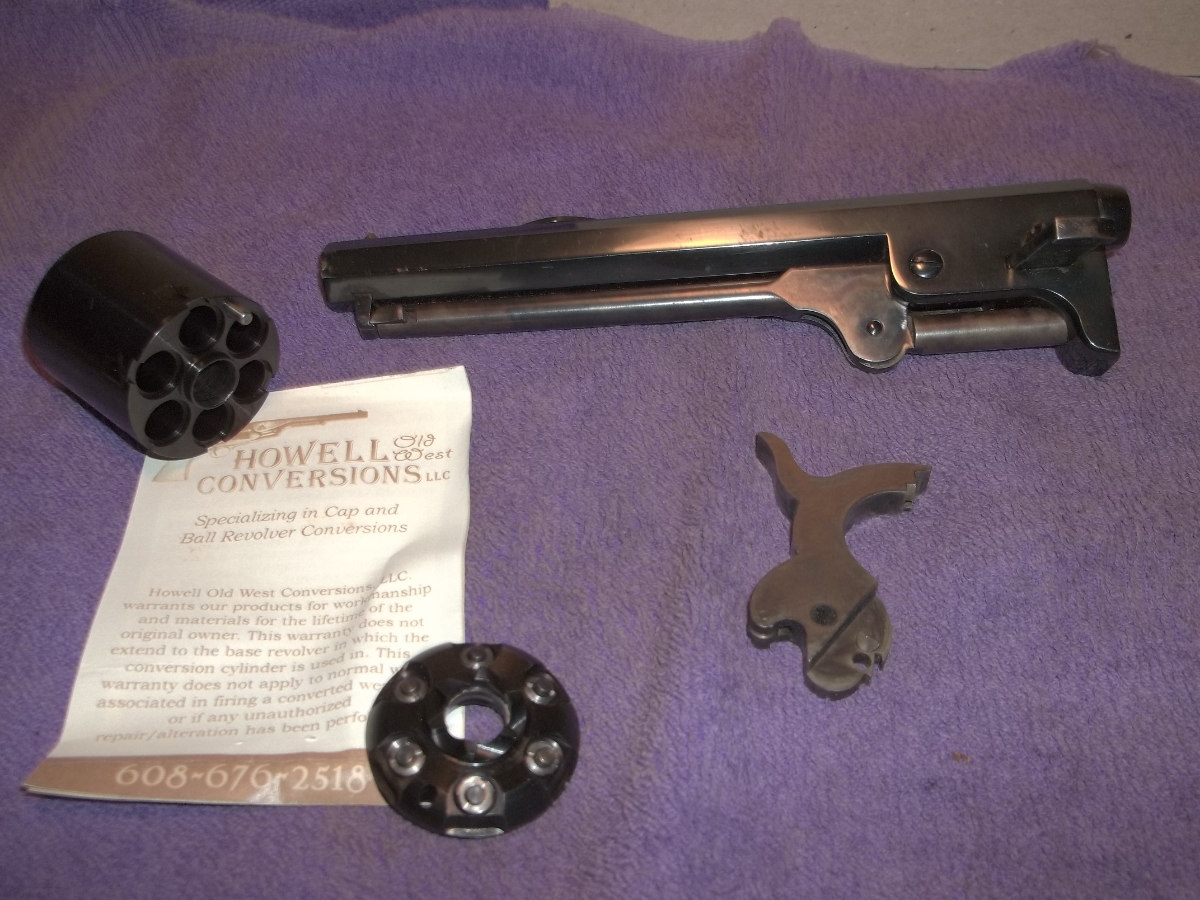 Colt 2nd Gen 1851 Navy Revolver Barrel 36 Cal & Howell Conversion 38 ...