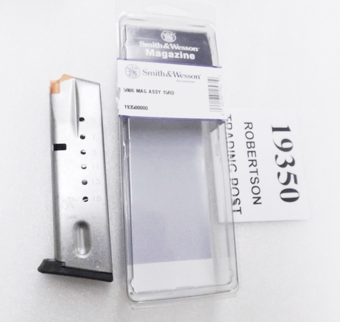 Smith & Wesson 5906 9mm Factory 15 Round Magazines 19350 Nib ...