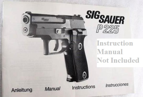 Sig Sauer P6 / P225 West German Police Demilled Trainer Frame Only No ...