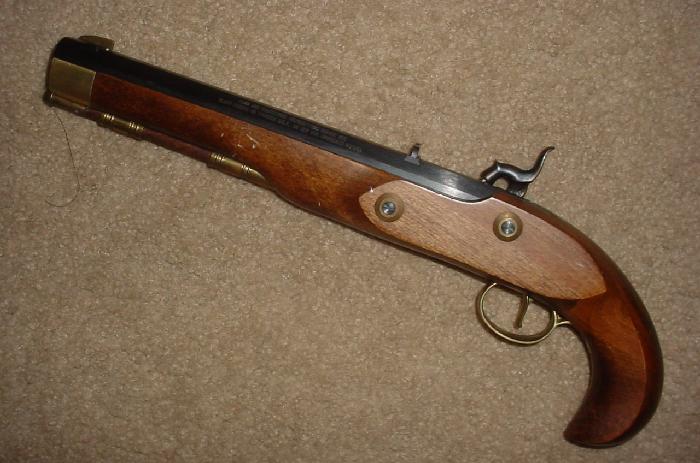 Traditions Kentucky 50 Cal Black Powder Pistol For Sale at GunAuction ...