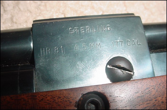 Benjamin Sheridan Sterling Hr81 Pellet Rifle .177 For Sale at ...