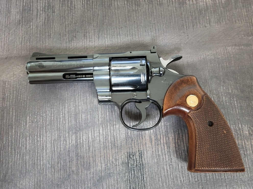 Colt Python 4" .357mag 1966 .357 Magnum For Sale at GunAuction.com ...