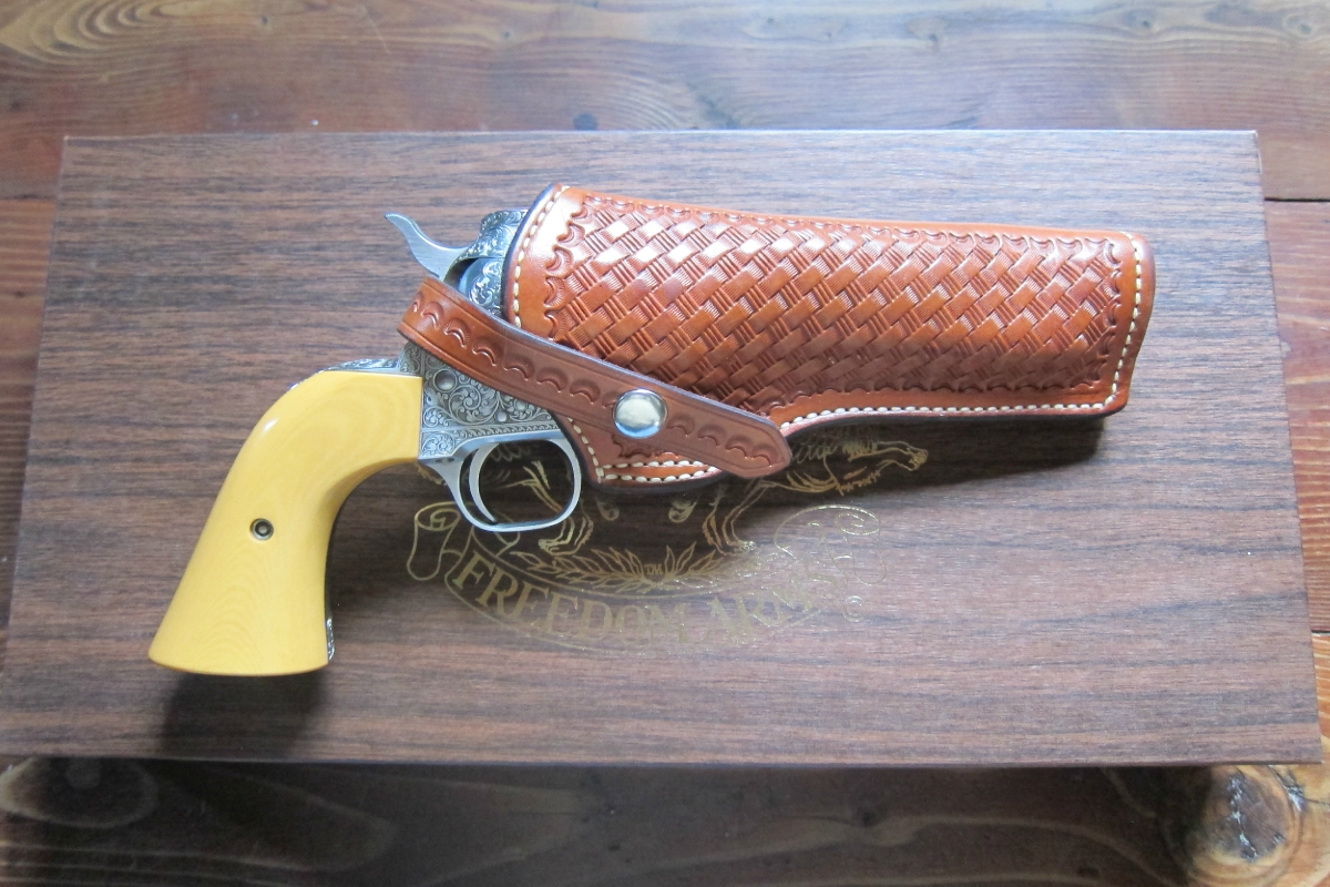 Freedom Arms Model 83 Factory Engraved Premier Grade With Aged Micarta ...