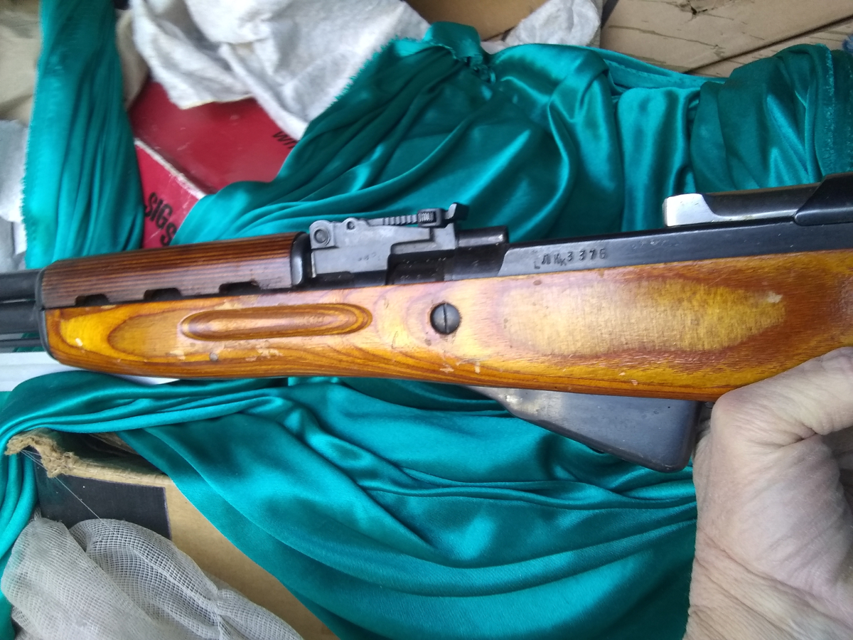 Russia Beautiful Tula Arsenal-Refinished 1953 Sks Rifle With Bayonet ...