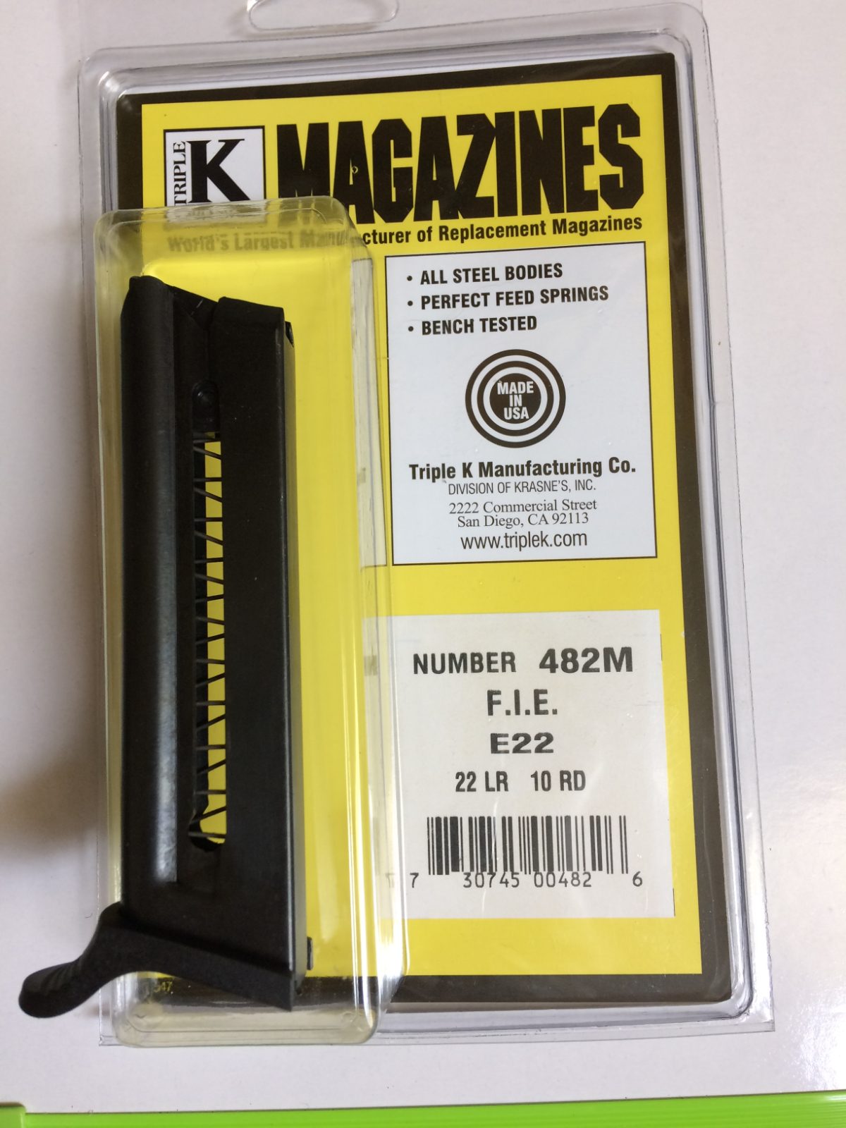 Fie E22 22 Lr 10 Rd Blue Replacement Magazine .22 Lr For Sale at ...