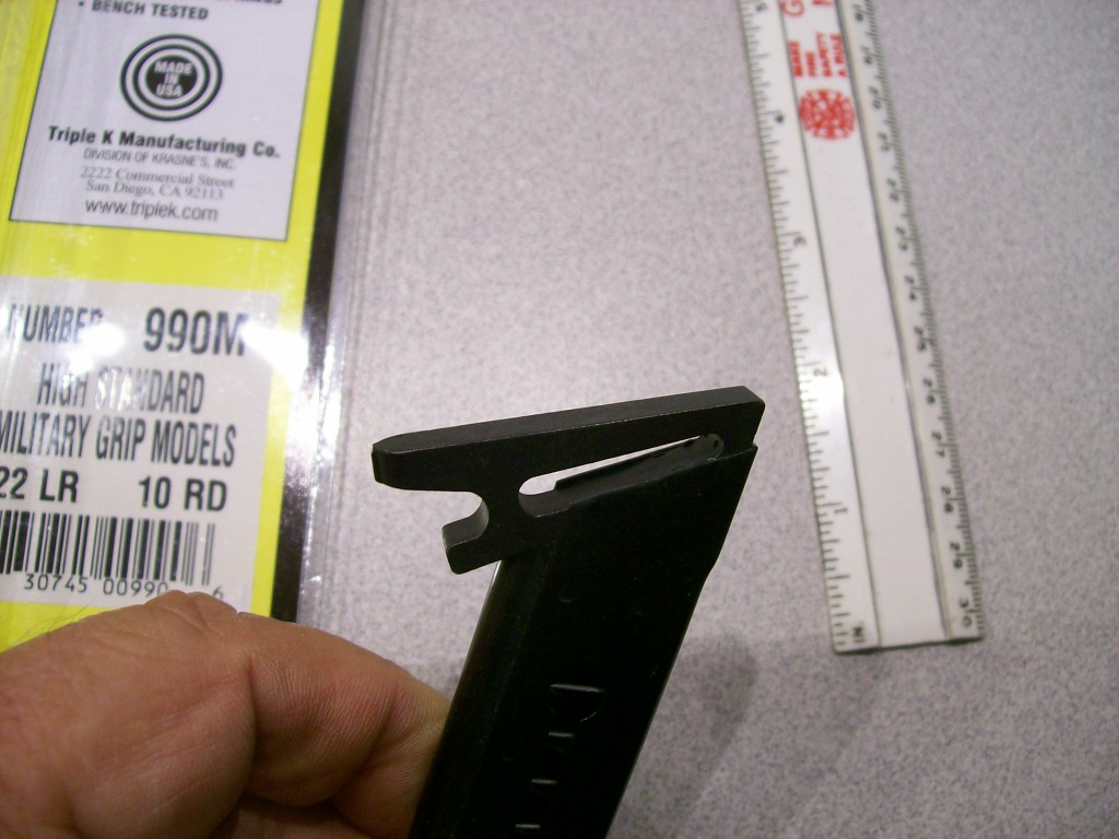 High Standard 22 Lr 10 Rd Blue Military Grip Magazine .22 Lr For Sale ...