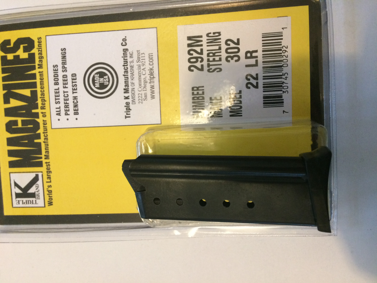 Sterling 302 22 LR Blue Replacement Magazine. .22 LR | 15278014 ...