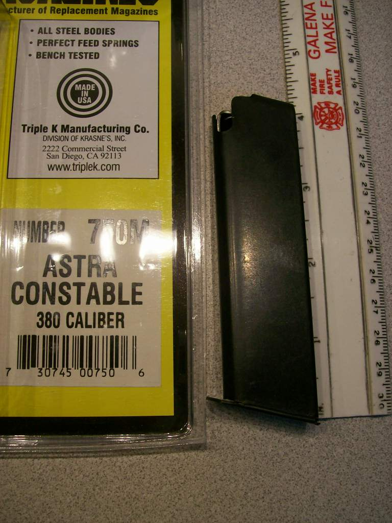 Astra Constable 380 Cal 7 Rd Blue Replacement Magazine .380 Acp For ...
