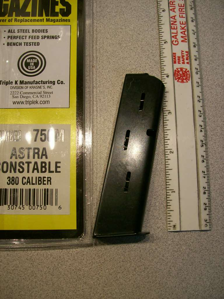 Astra Constable 380 Cal 7 Rd Blue Replacement Magazine .380 Acp For ...
