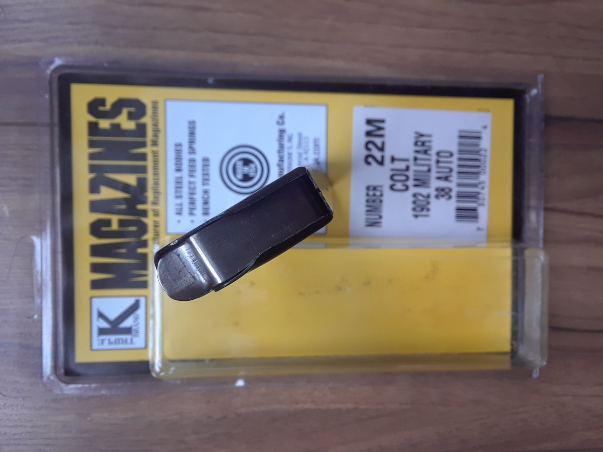 Colt 1902 Military 38 Auto Cal 8 Rd Replacement Magazine .38 Acp For ...