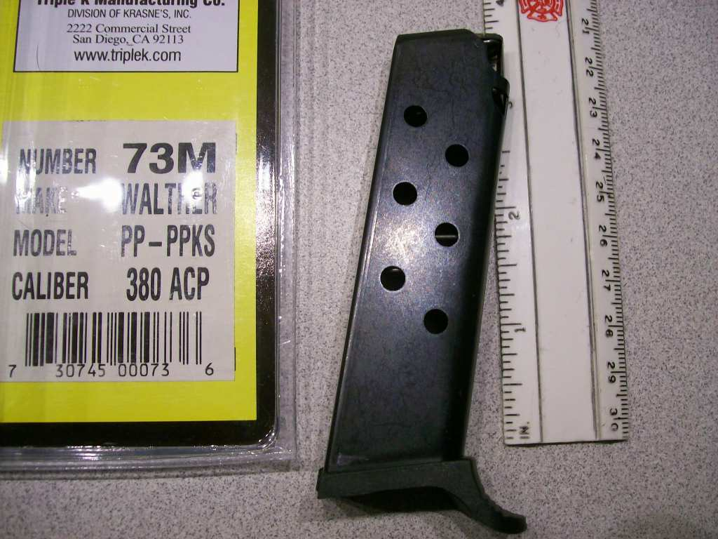 Walther PP-PPKS 380 AC cal 7 rd Replacement mag .380 ACP 15495916 ...