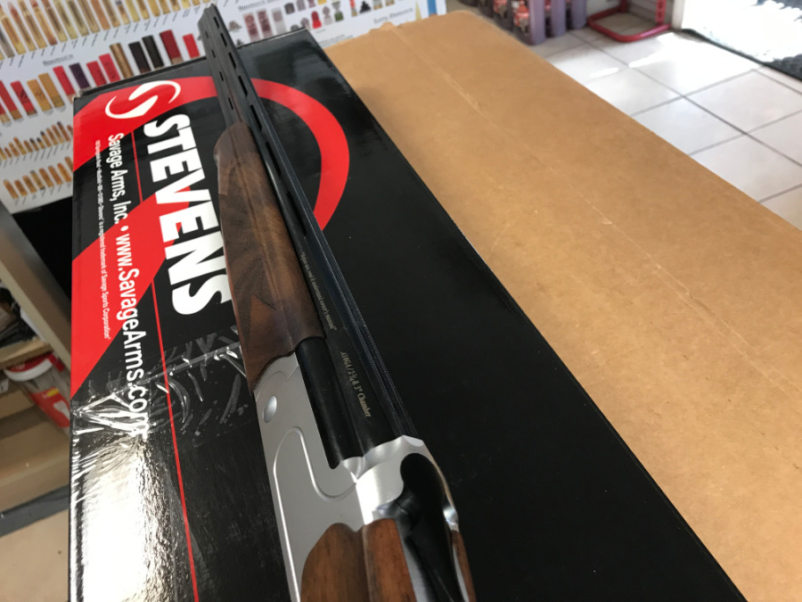 Stevens 555 Silver Over/Under Walnut 26 In Nib .410 Ga For Sale at ...