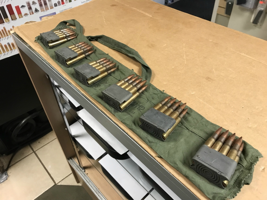 48 Rounds .30-06 Cal 8 Round Clip Mags With Pouch .30-06 Springfield ...