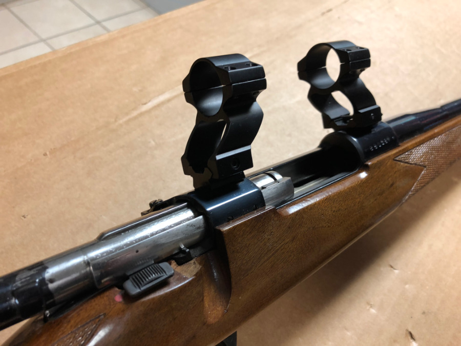 Interarms Mark X Bolt Action Rifle Scope Base/Rings Nice 7mm Rem. Mag ...