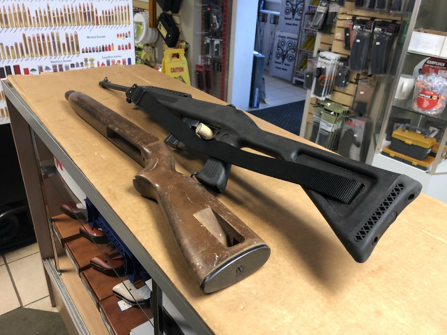 Universal M1 Carbine With Tactical Stock And Original Stock .30 Carbine ...