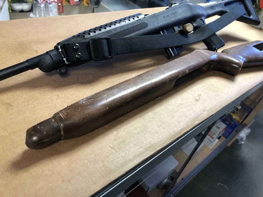 Universal M1 Carbine With Tactical Stock And Original Stock .30 Carbine ...