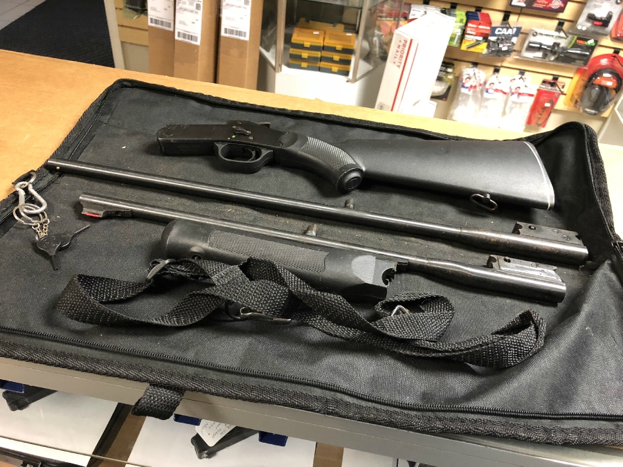 ROSSI SINGLE SHOT RIFLE SHOTGUN COMBO WITH CASE