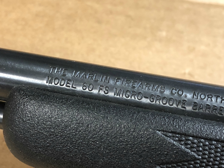 Marlin Model 60 Fs Semi-Auto Rifle 22 Lr Synthetic Stock Tube Mag Nice ...