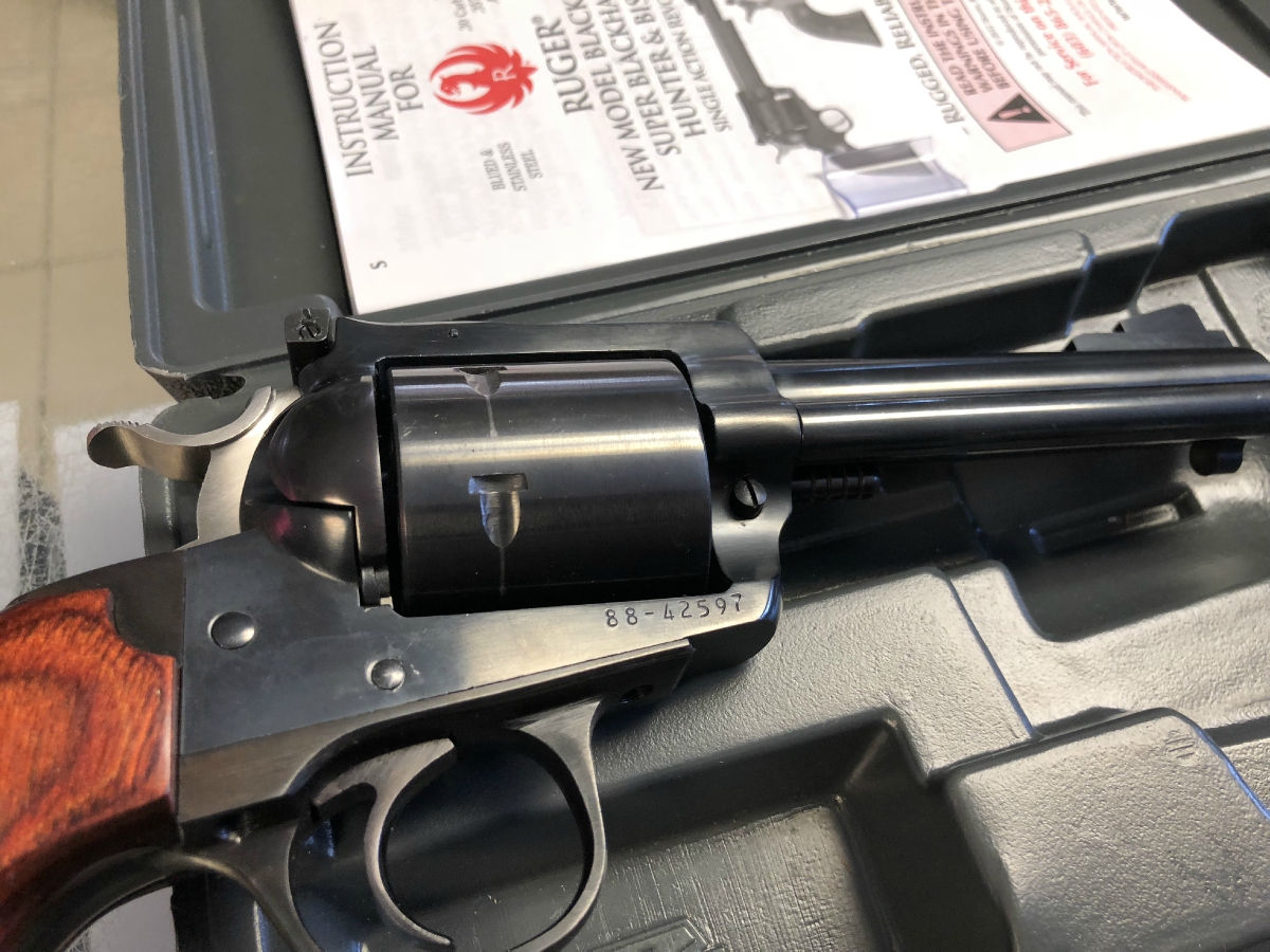 Ruger Model Super Blackhawk 44 Mag 6 Shot Bisley Grip Frame Trigger And ...