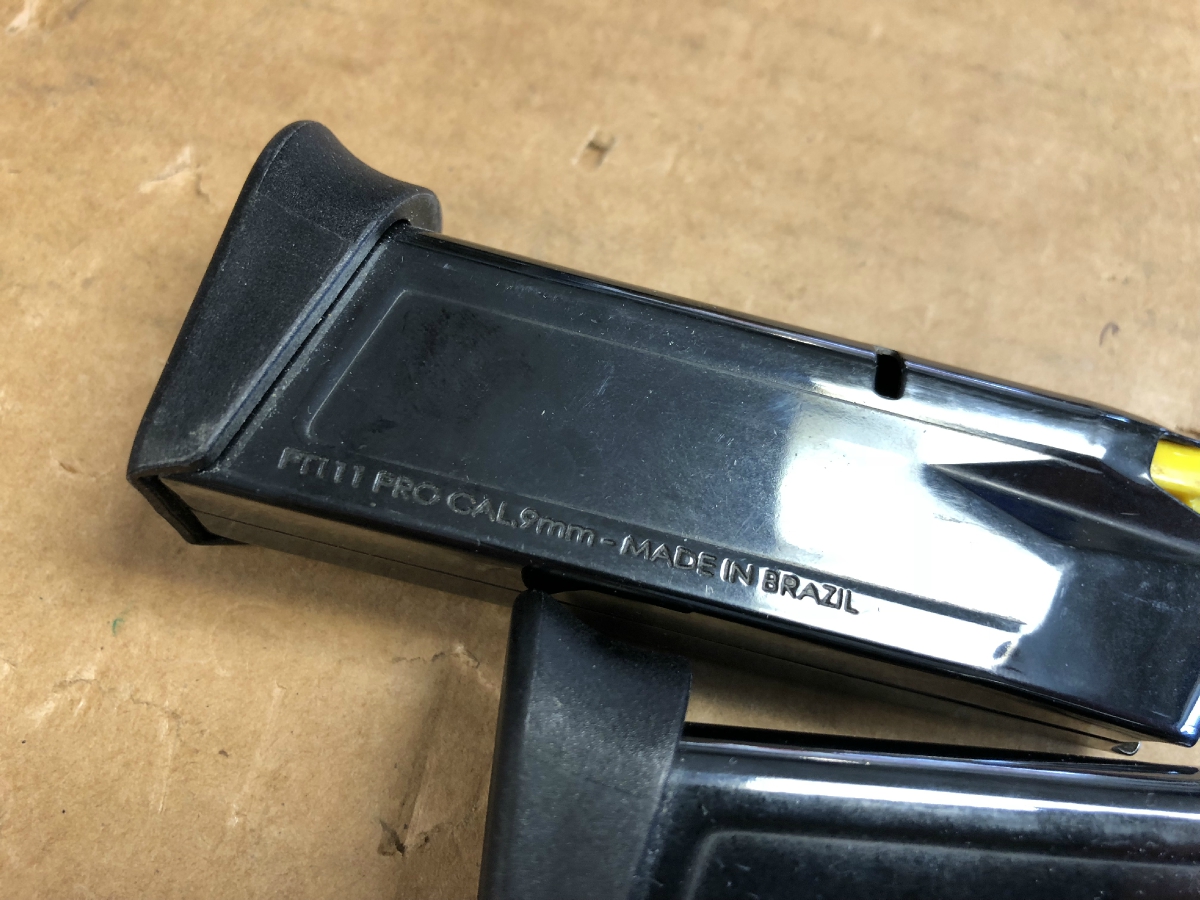Two Taurus Pt111 G2 12 Round Magazines 9mm Excellent 9mm Luger For Sale ...
