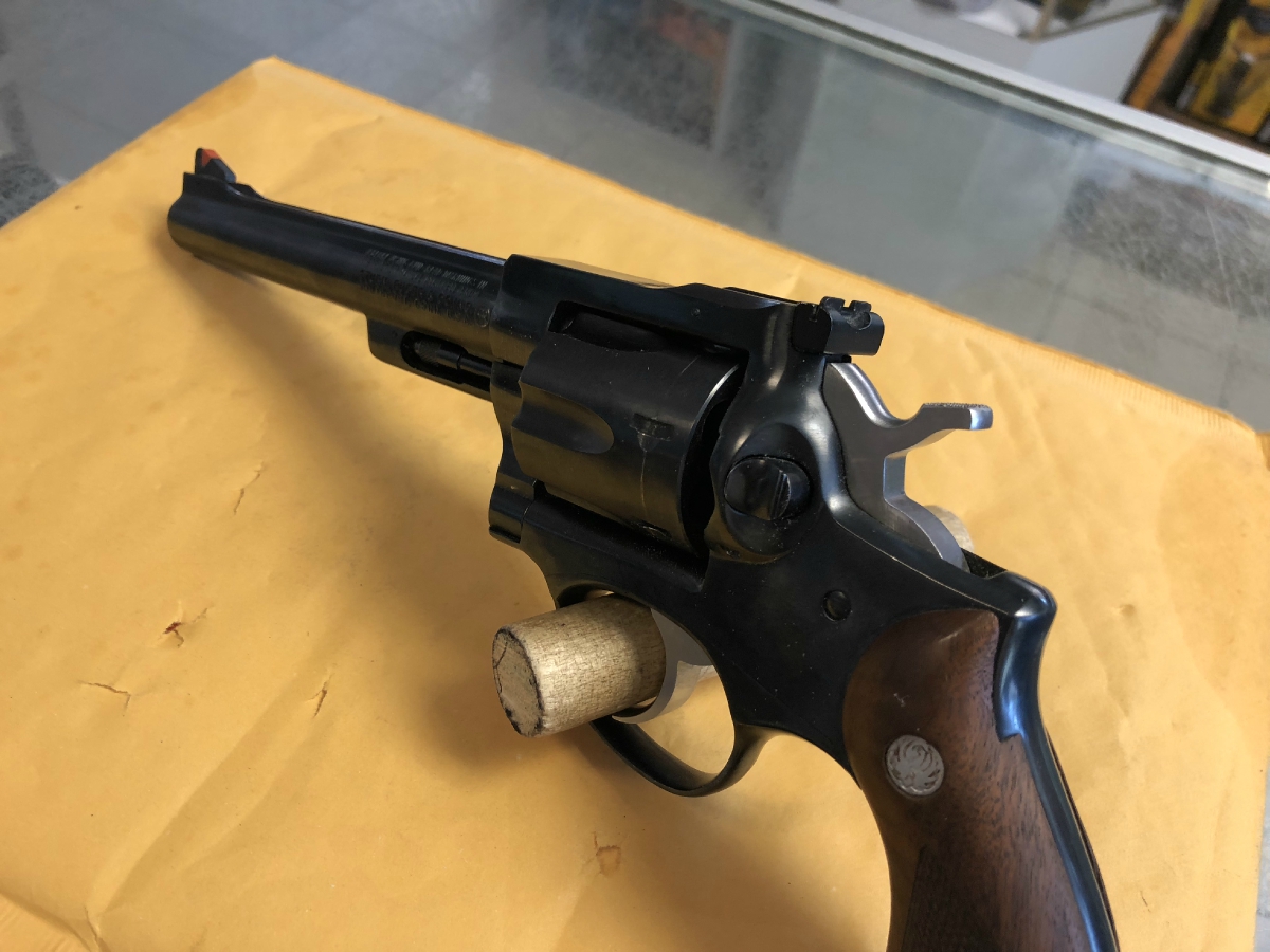 Ruger Model Security Six 6 Shot Revolver With Wood Grips 6 Inch Barrel ...