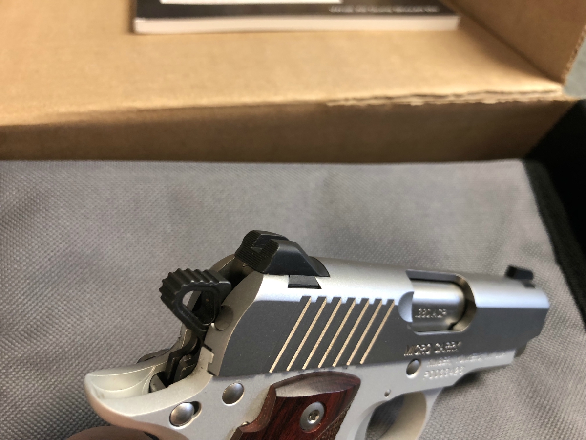 Kimber Micro Stainless Rosewood .380 Acp Subcompact Pistol One 6 Round ...