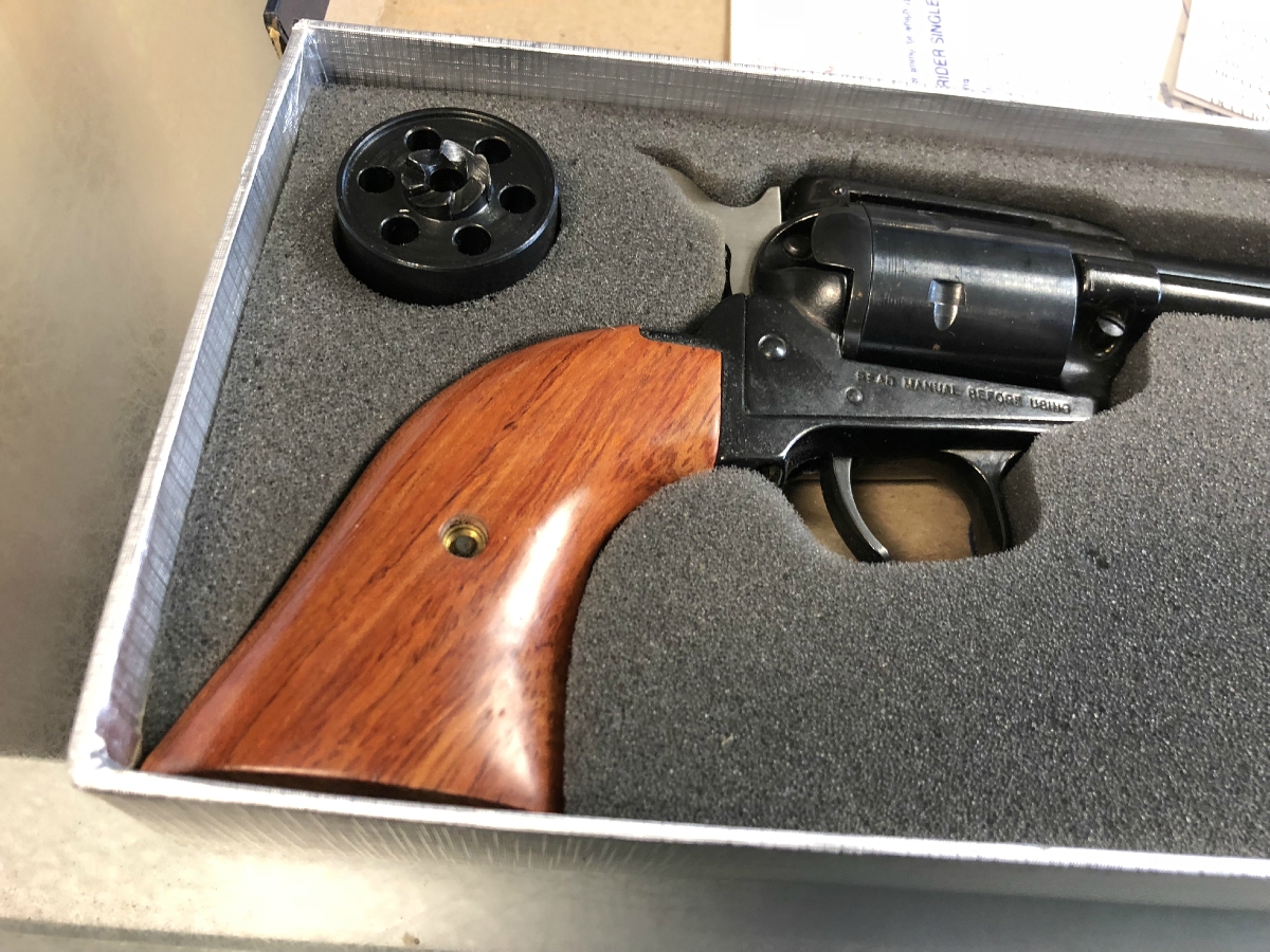 Heritage Rough Rider Single Combo Revolver Wood Grip 22 Lr/22 Mag 6.5 ...