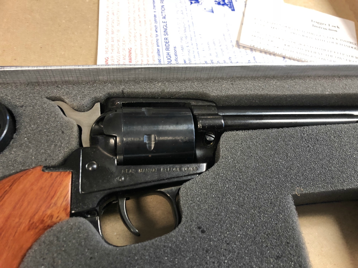 Heritage Rough Rider Single Combo Revolver Wood Grip 22 Lr/22 Mag 6.5 ...