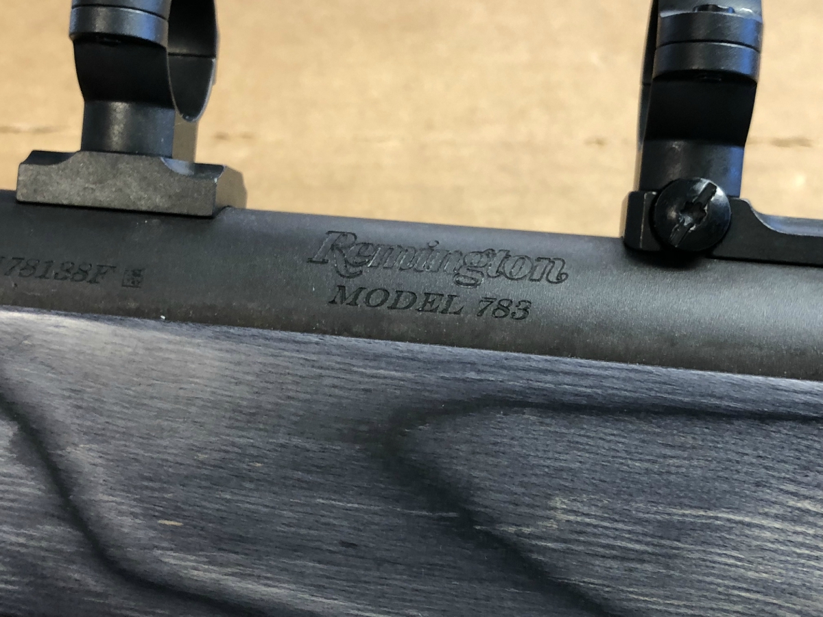 Remington Model 783 Bolt Action Rifle Custom Thumb Hole Stock Leupold ...