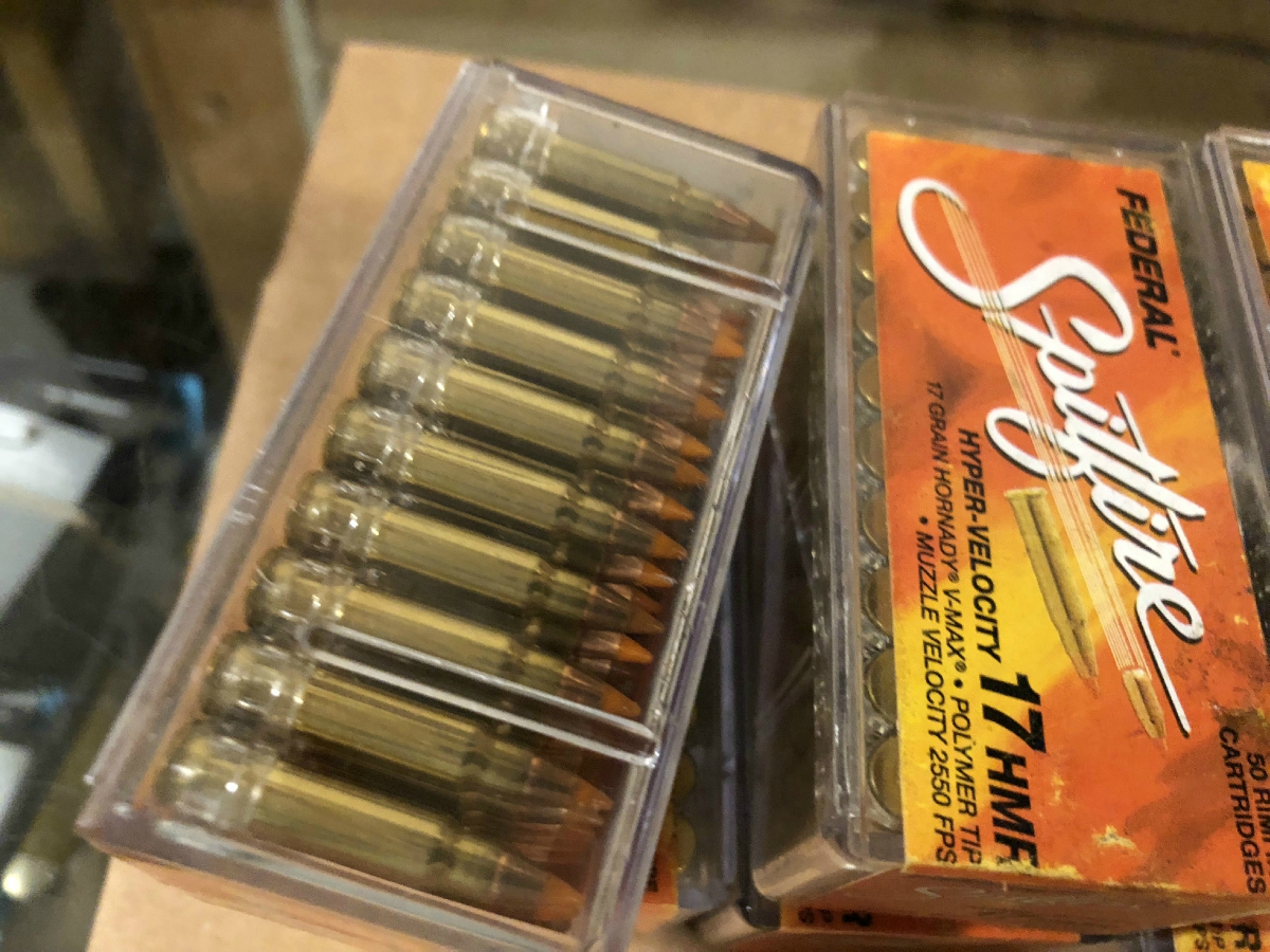 300 Rounds Federal Spitfire 17 Hmr Ammunition Hyper Velocity 17 Gr New ...