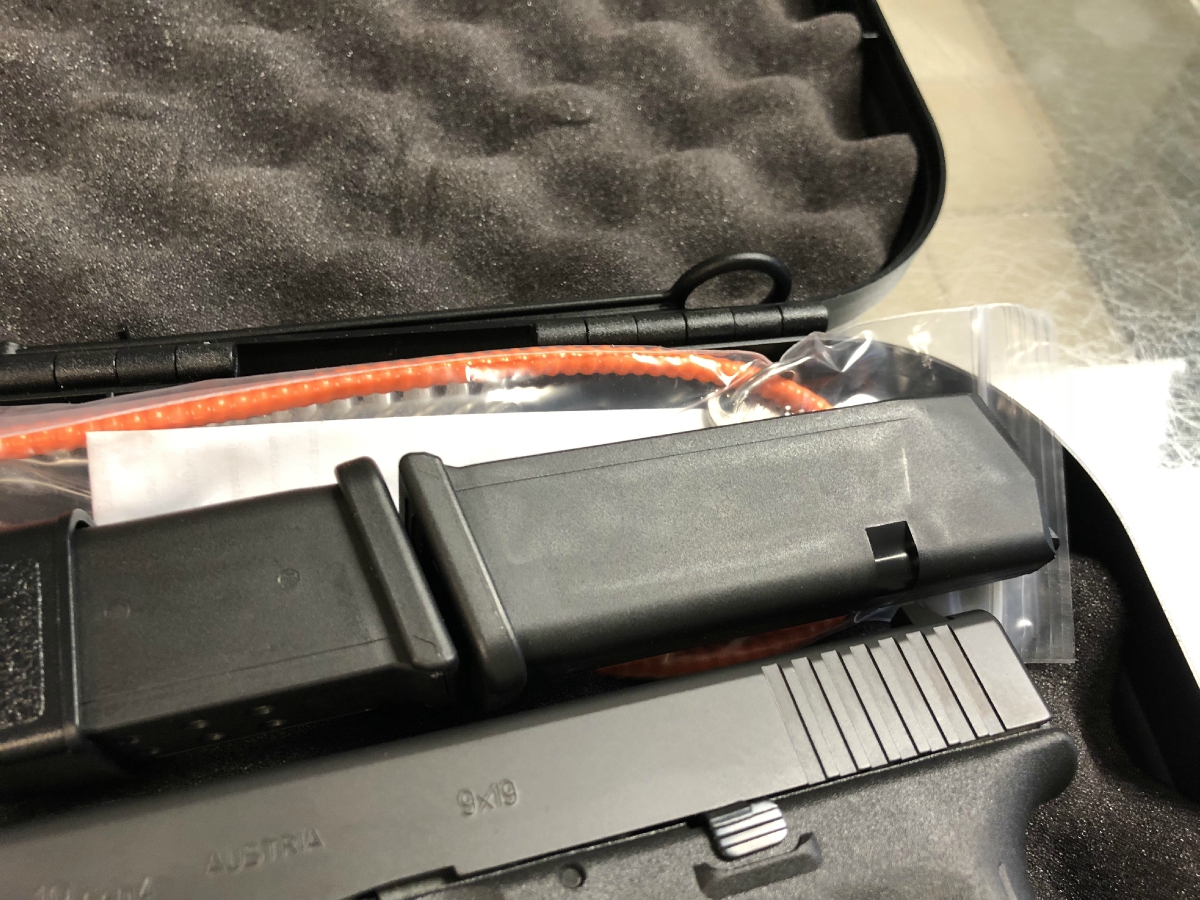 Glock G19 Gen 4 Double 9mm Luger 4.01 Inch 15+1 Black Interchangeable ...