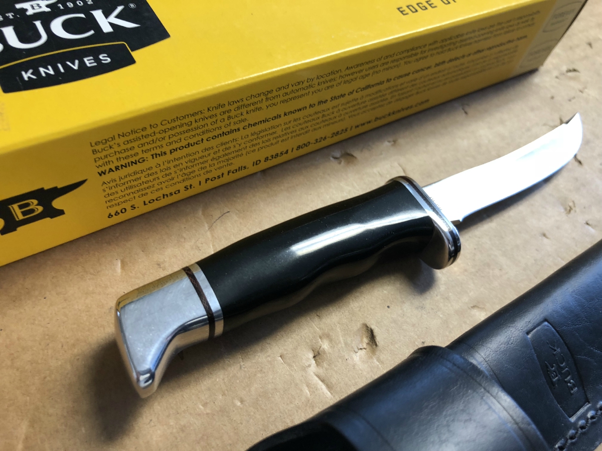 Buck 118 Personal Fixed Blade Knife 4-1/2 Inch Skinner 420hc Stainless ...