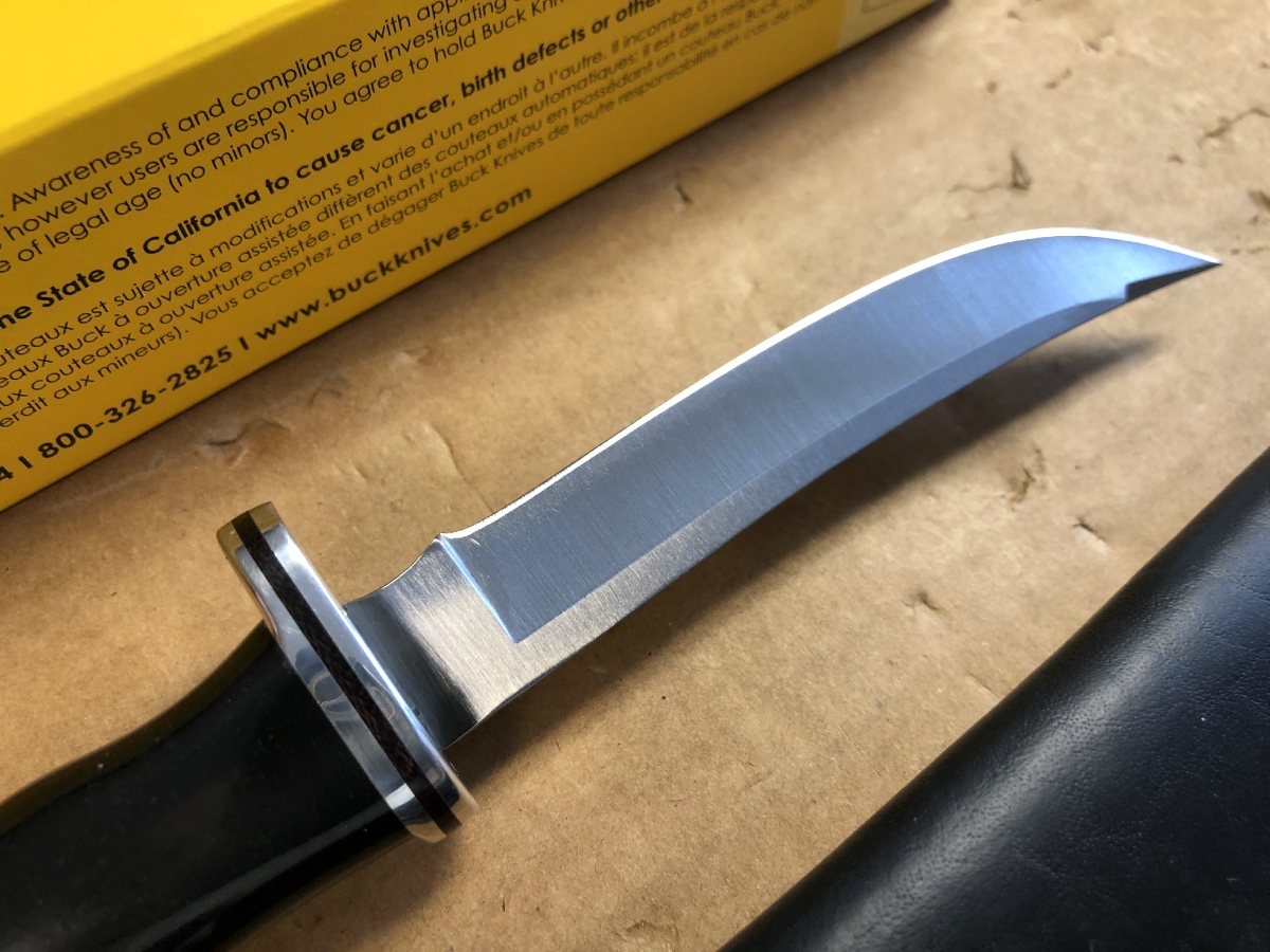 Buck 118 Personal Fixed Blade Knife 4-1/2 Inch Skinner 420hc Stainless ...