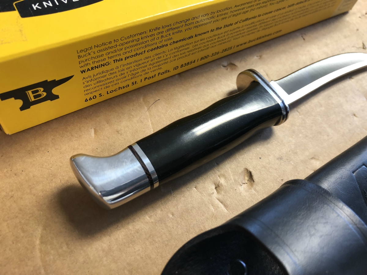 Buck 118 Personal Fixed Blade Knife 4-1/2 Inch Skinner 420hc Stainless ...