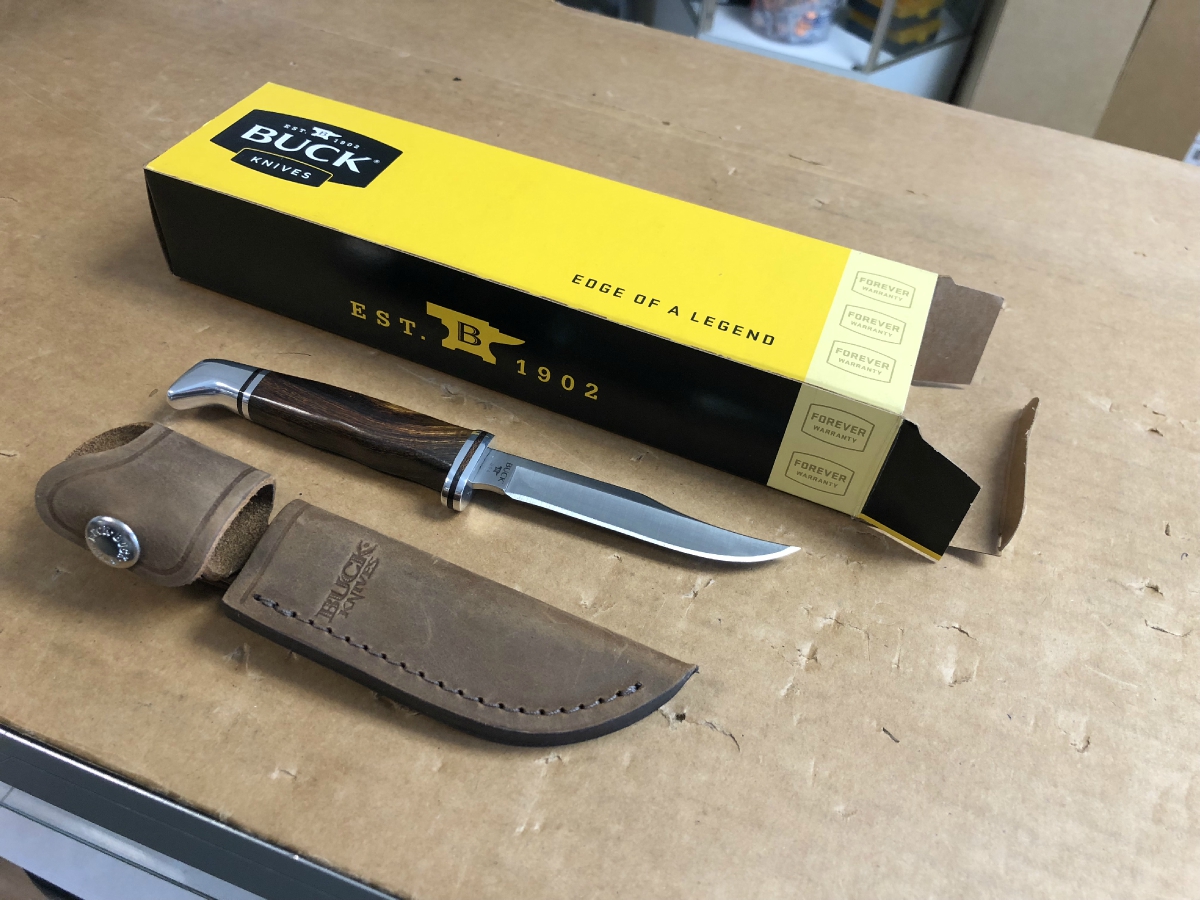 LIMITED EDITION RARE BUCK KNIFE WOODSMAN THIS IS #45 OUT OF ONLY 200 ...