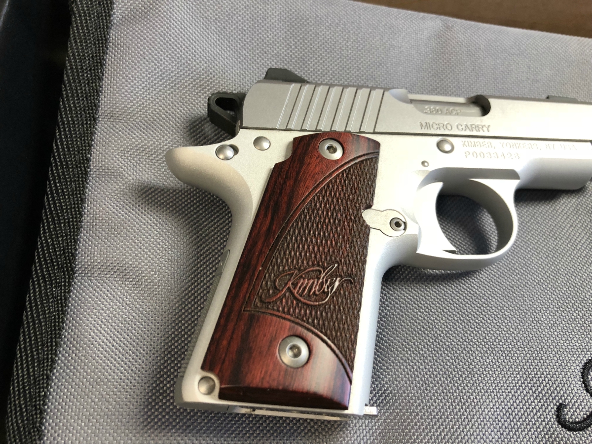 Kimber Micro Stainless Rosewood .380 Acp Subcompact Pistol One 6 Round ...