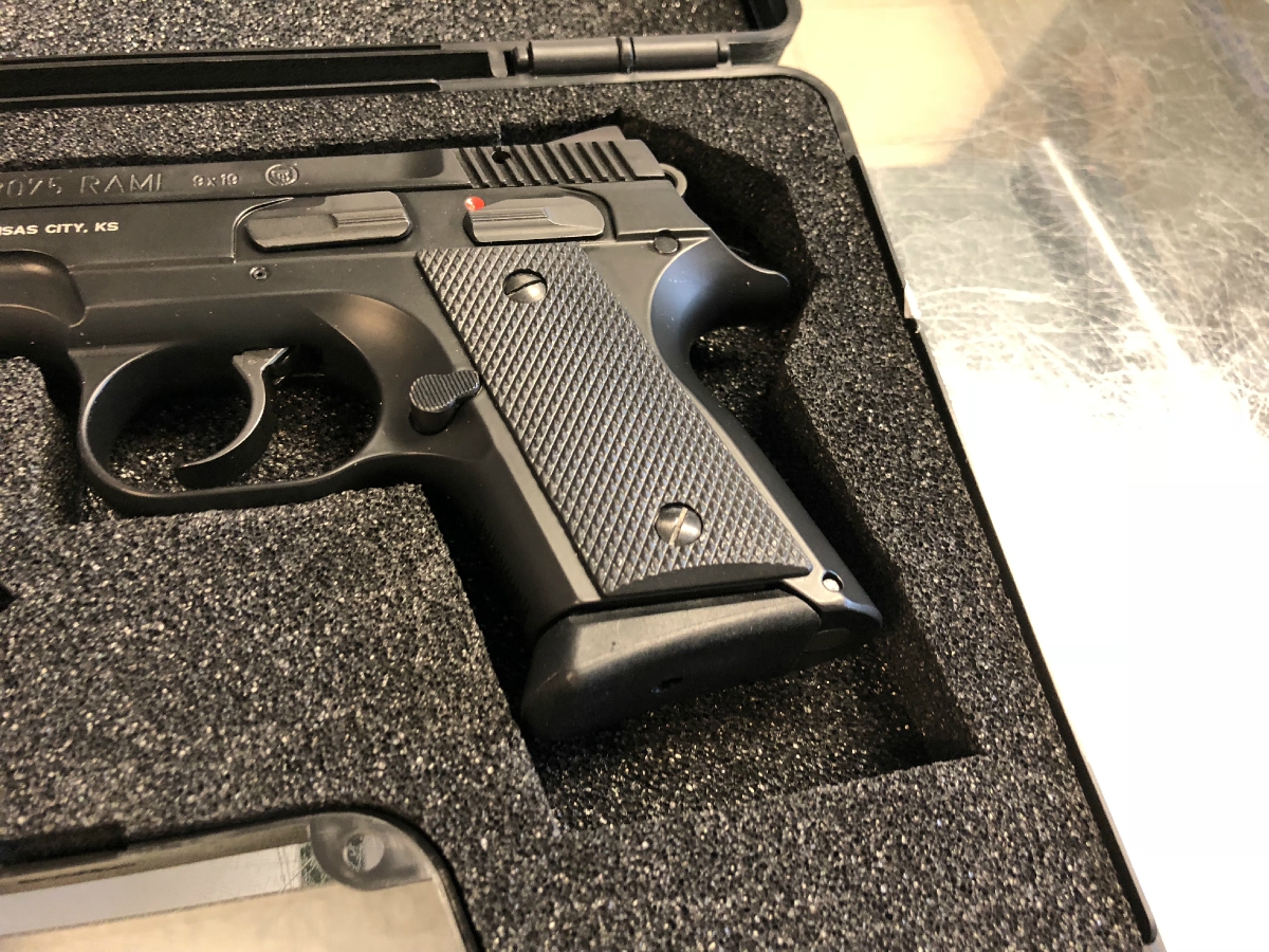 Cz 2075 Rami 9mm 3 Inch Two 10+1 Black Rubber Grip Matte Black Finish ...