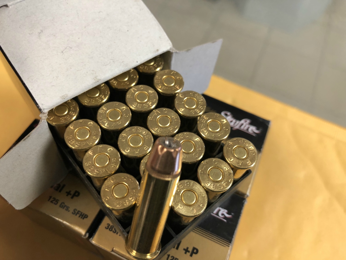100 Rounds Pmc Gold Starfire Ammunition .38 Spl (+P) 125 Gr Sfhp 950 ...
