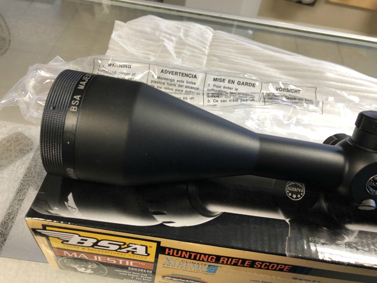 Bsa Scope 3-9x40 W/Deer Reticle Majestic Bsa Majestic Riflescope ...